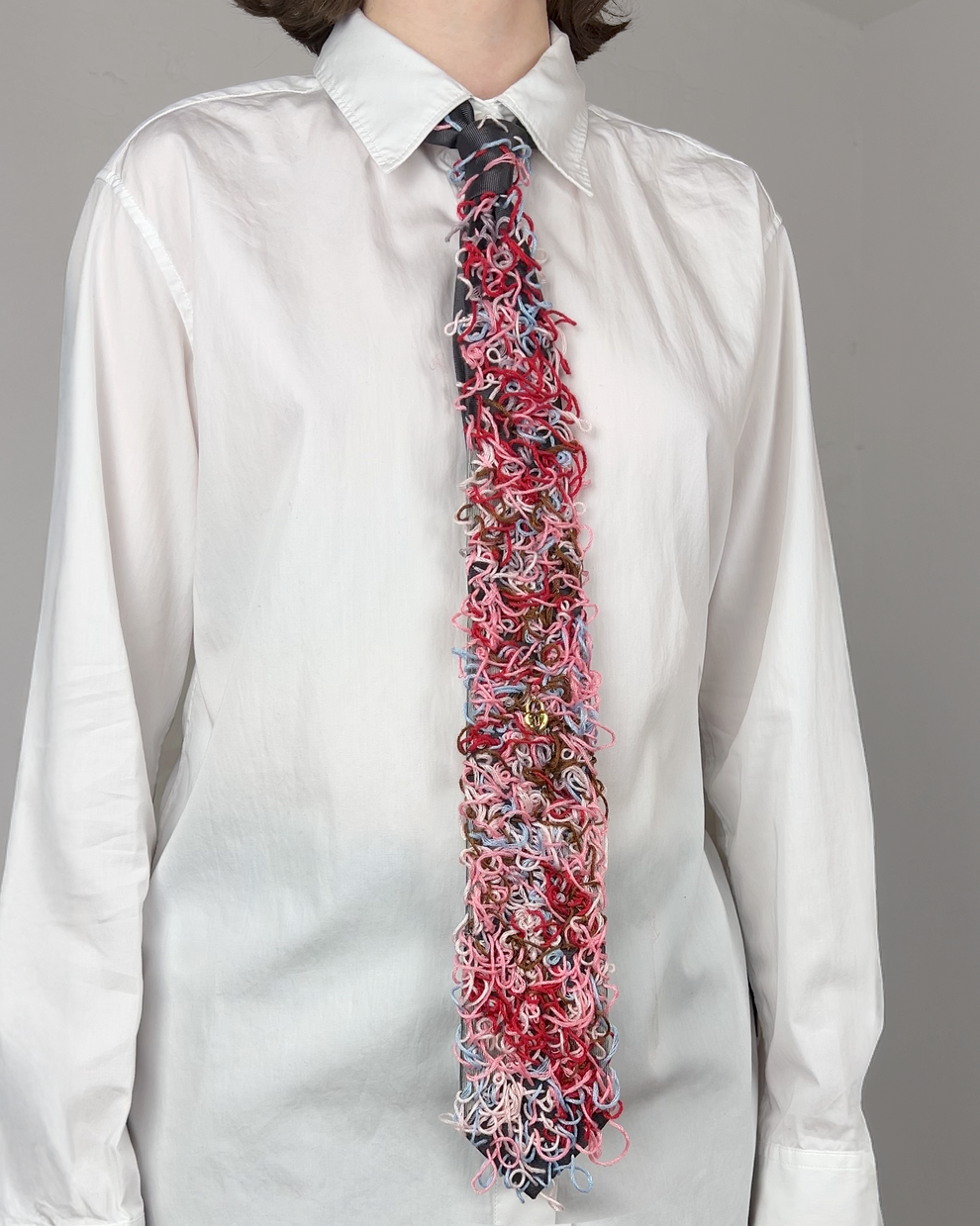 Upcycled Tie: Expressionist Drip – turningtidesnyc