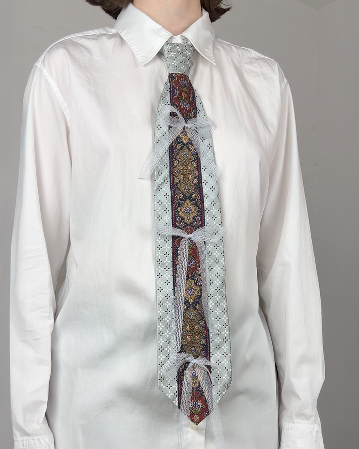 Upcycled Tie: Lady Bridgerton – turningtidesnyc